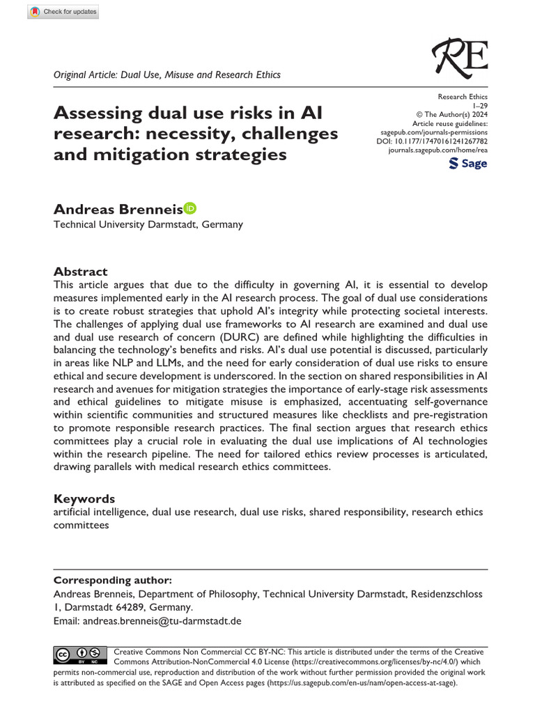 brenneis-2024-assessing-dual-use-risks-in-ai-research-necessity-challenges-and-mitigation ...