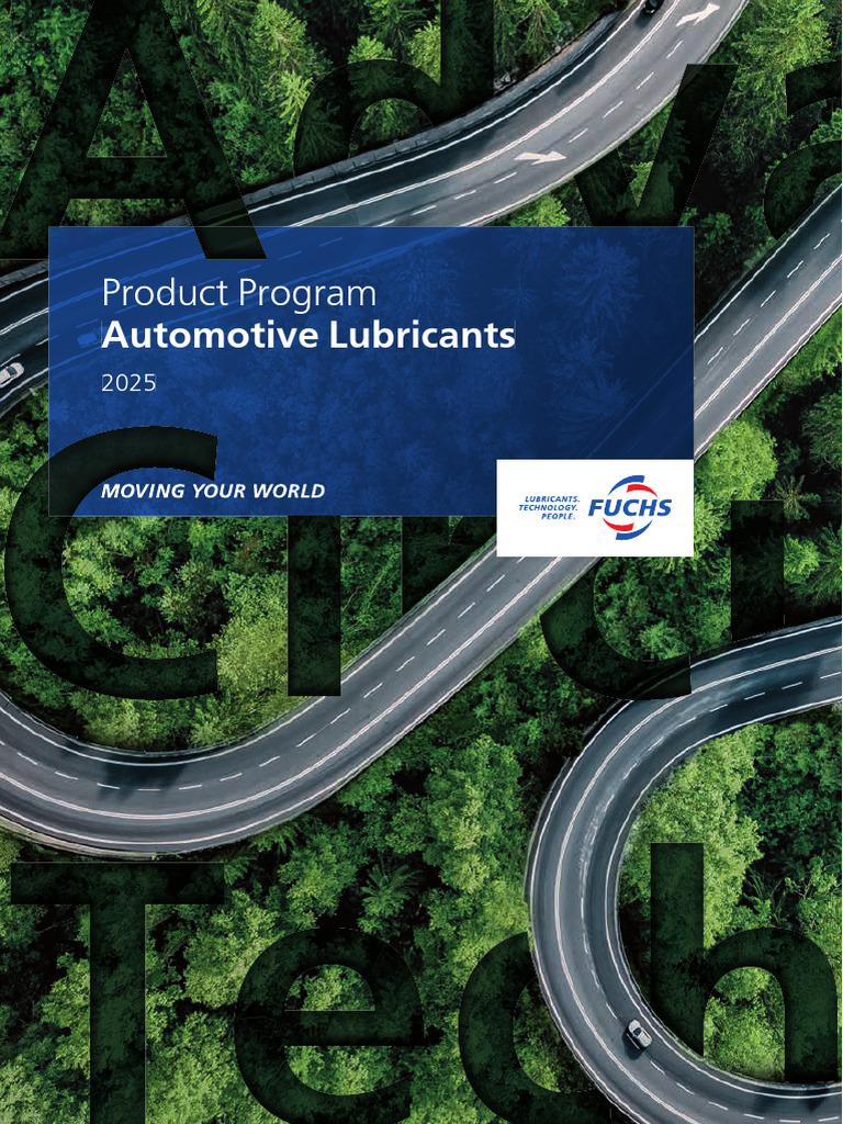 FUCHS Product Program Automotive Lubricants | PDF | Motor Oil | Lubricant