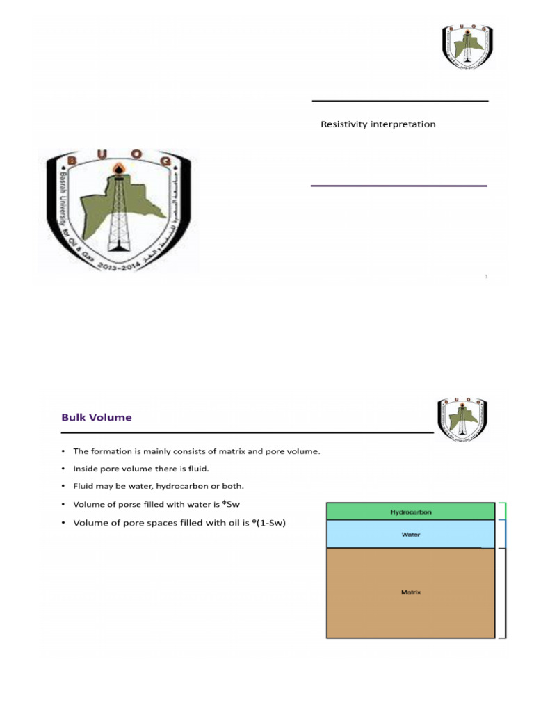 L2 resistivity interpretation.pptx | PDF