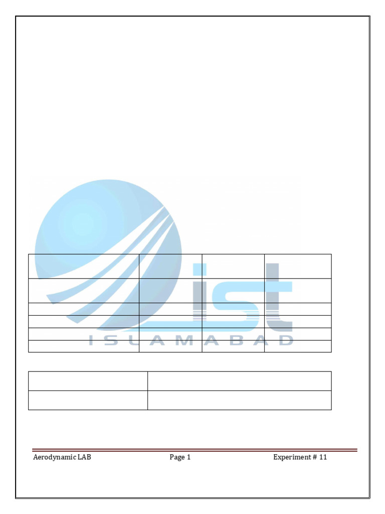 Aerodynamics Lab Report | PDF | Airfoil | Lift (Force)