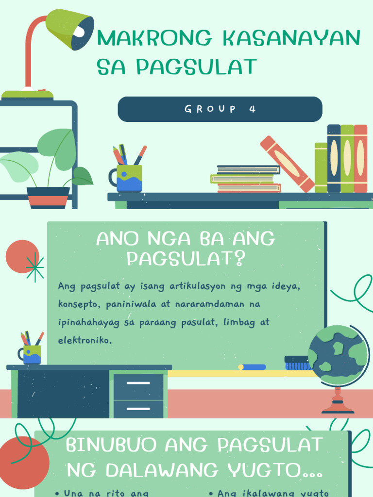 Makrong Kasanayan Sa Pagsulat | PDF