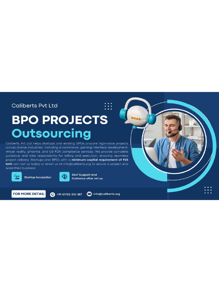BPO Projects Outsourcing - Get Genuine BPO & Tech Projects - Only From ...