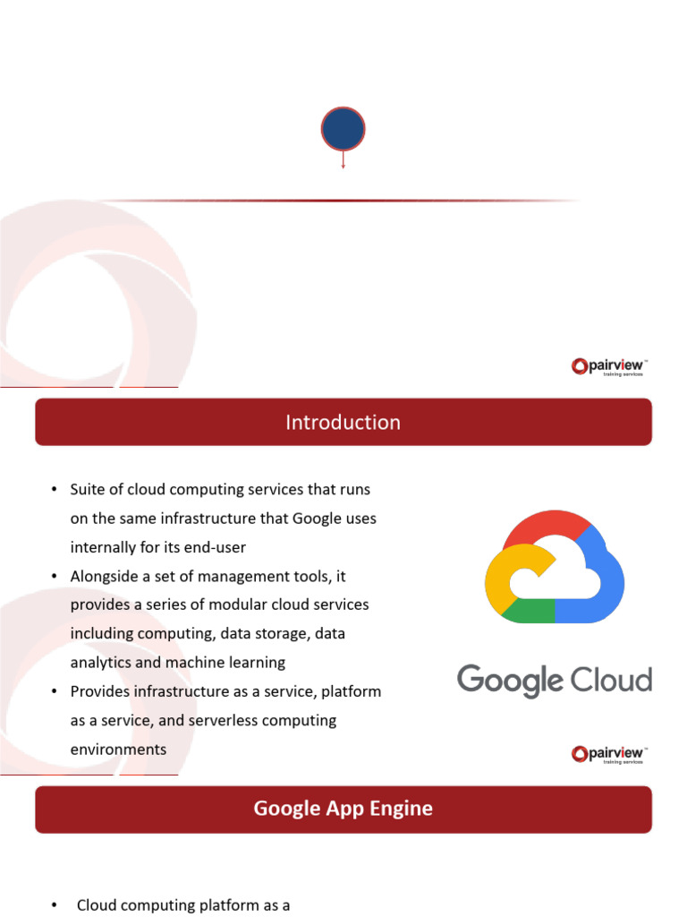 Google Cloud Platform (GCP) | PDF