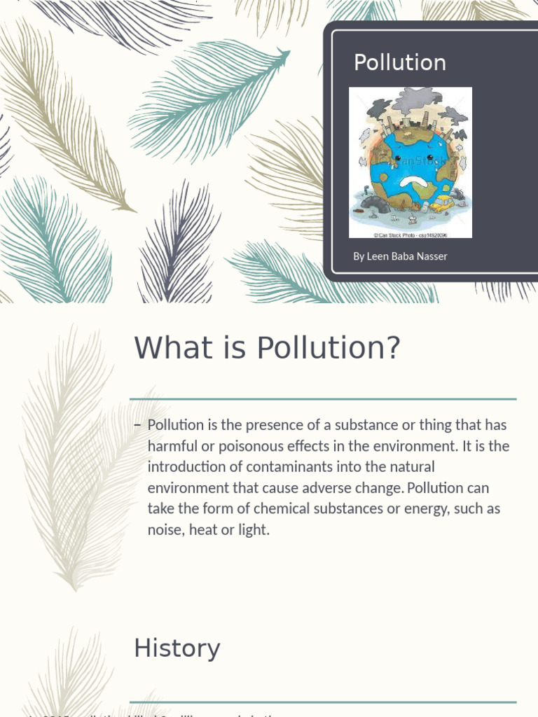 Pollution | PDF | Pollution | Water Pollution