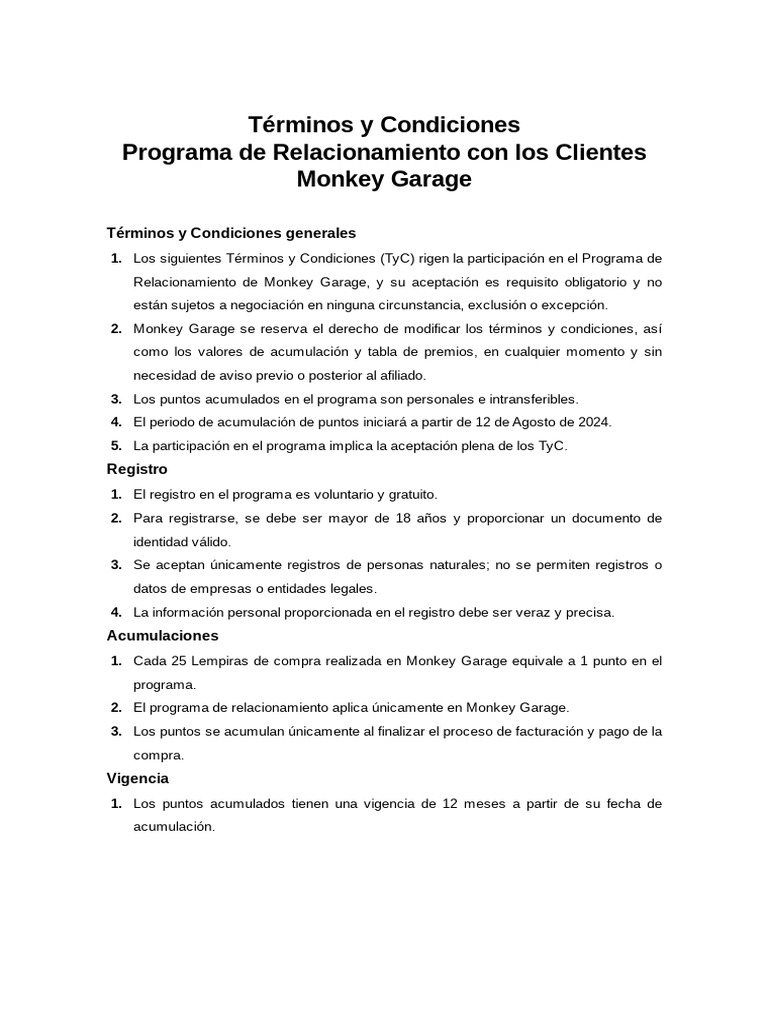 Tyc Monkeygarage | PDF