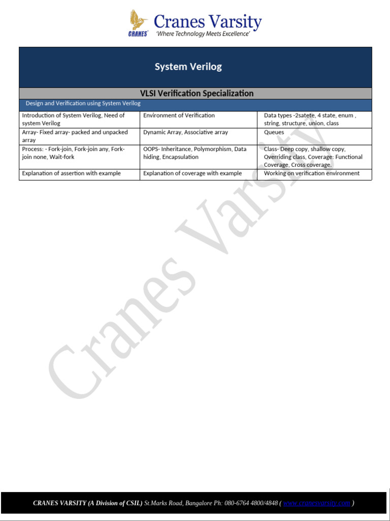 System Verilog | PDF