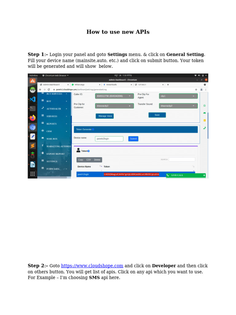 How To Use New APIs Update | PDF