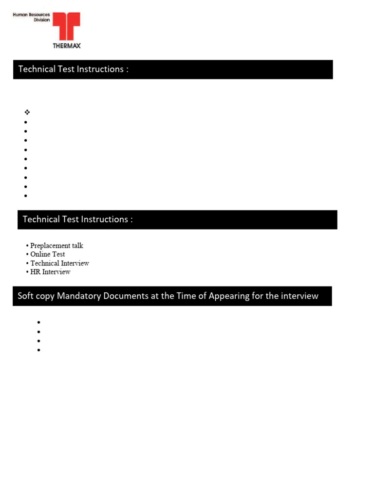 Technical Test Instruction - GAT | PDF | Multiple Choice | User (Computing)