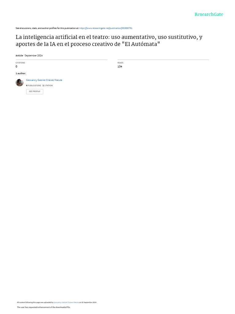 Geovanny Chavez | PDF | Inteligencia artificial | Inteligencia (IA) y ...