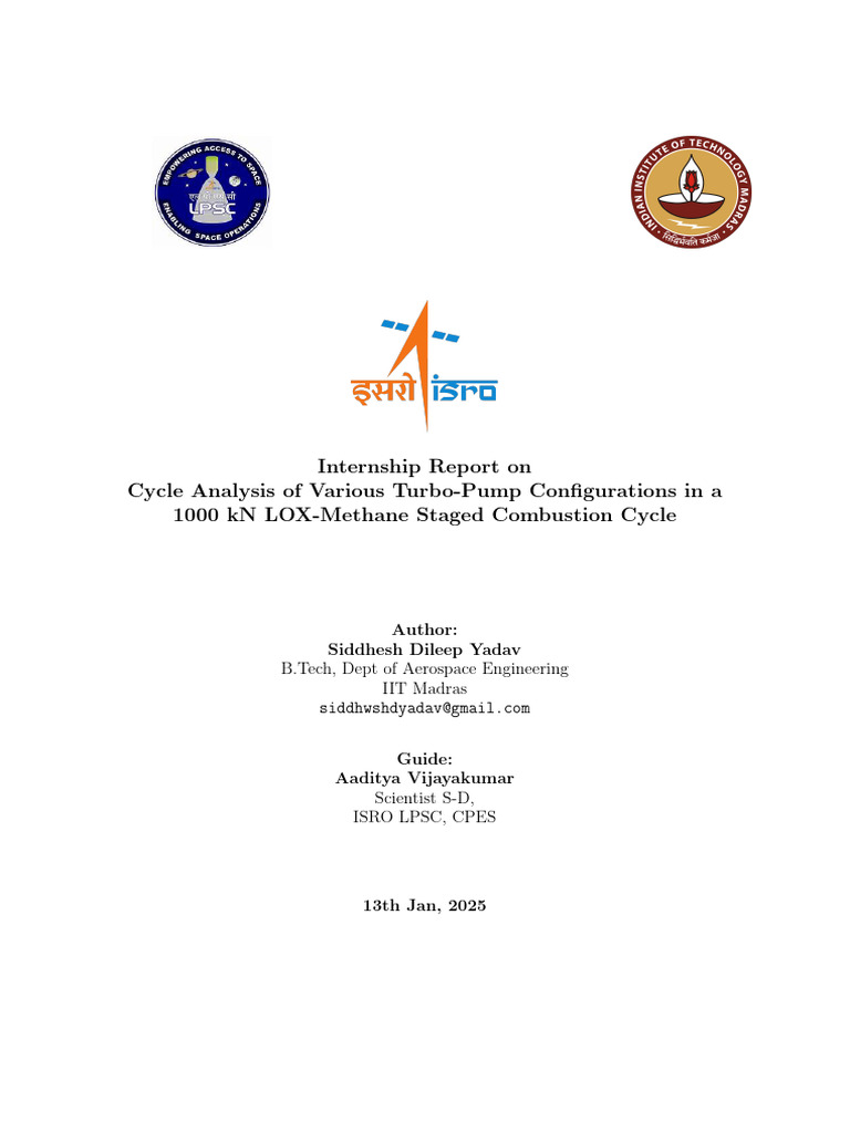 Turbo-Pump Configurations in LOX-Methane Combustion | PDF | Rocket ...