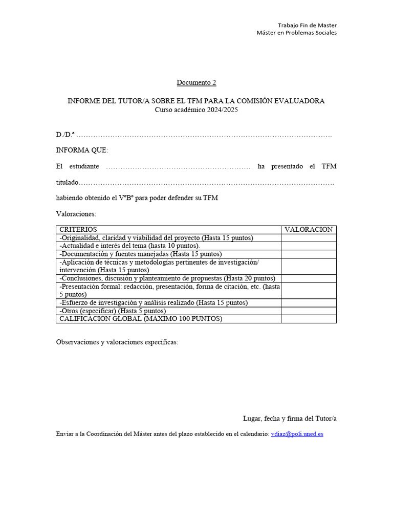 2 Informe Del Tutor-1 | PDF