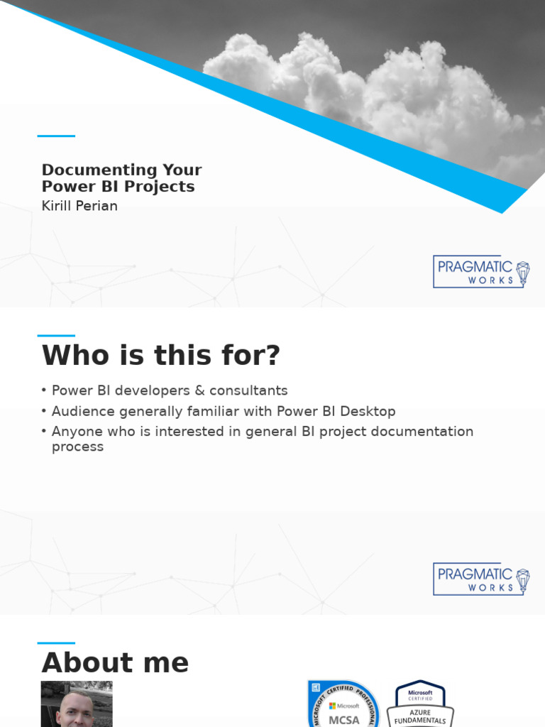 Documenting Your Power BI Projects | PDF | Analytics | Information Science