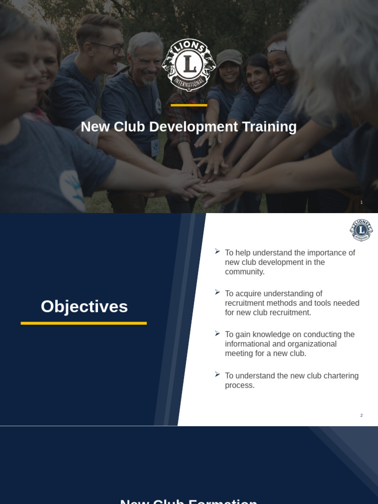 New Club Development Training Guide | PDF | Recruitment