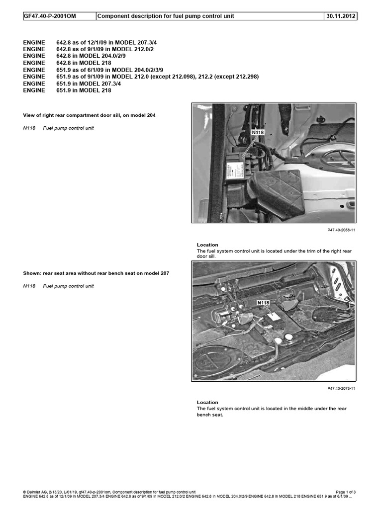 Fuel Pump Control Unit Description | PDF | Sensor | Computer Engineering