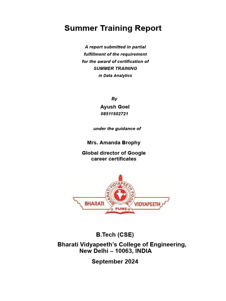 Ayush_report | PDF | Data Analysis | Data
