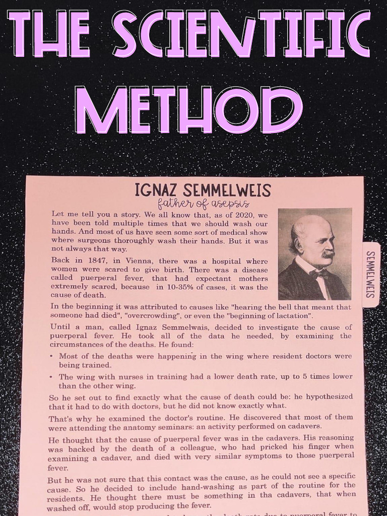 Scientific Method Non Fiction Text Semmelweis | PDF | Science | Medicine
