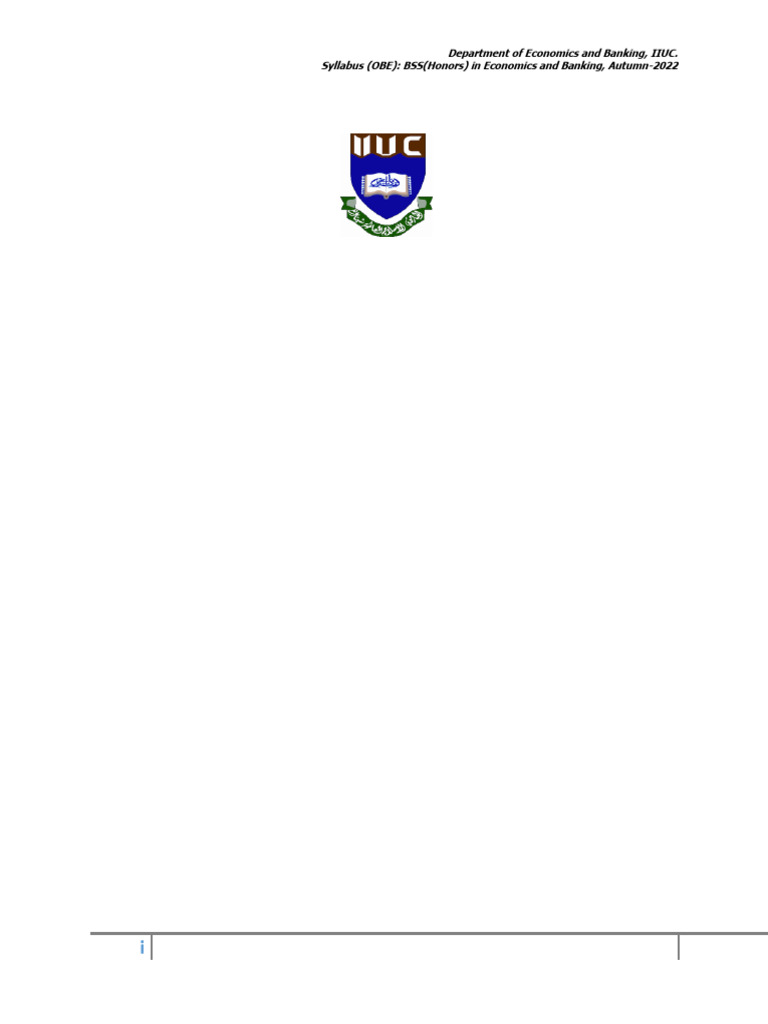 1002revised - BSS E B Syllabus OBE IQAC - Autumn 2022 - 210522 | PDF | University And College ...