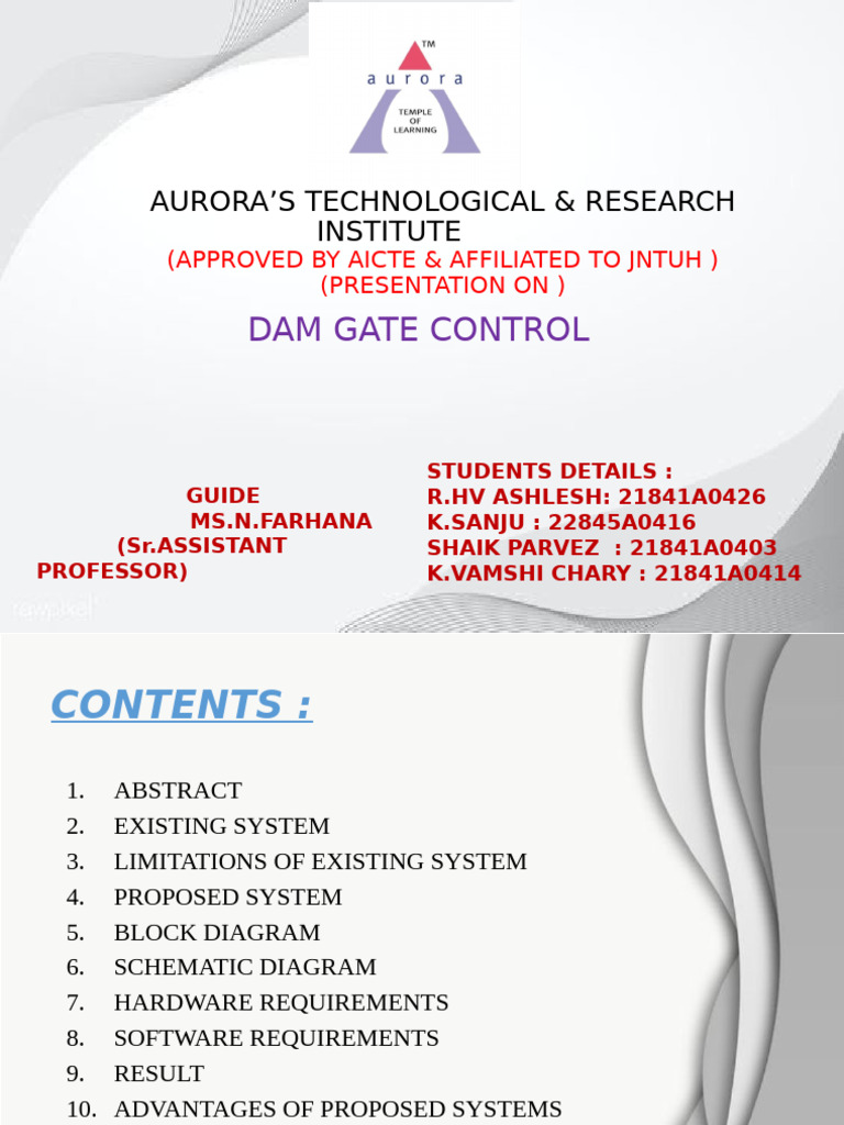 Dam Gate Control (1) - 1 | PDF | Electric Motor | Arduino