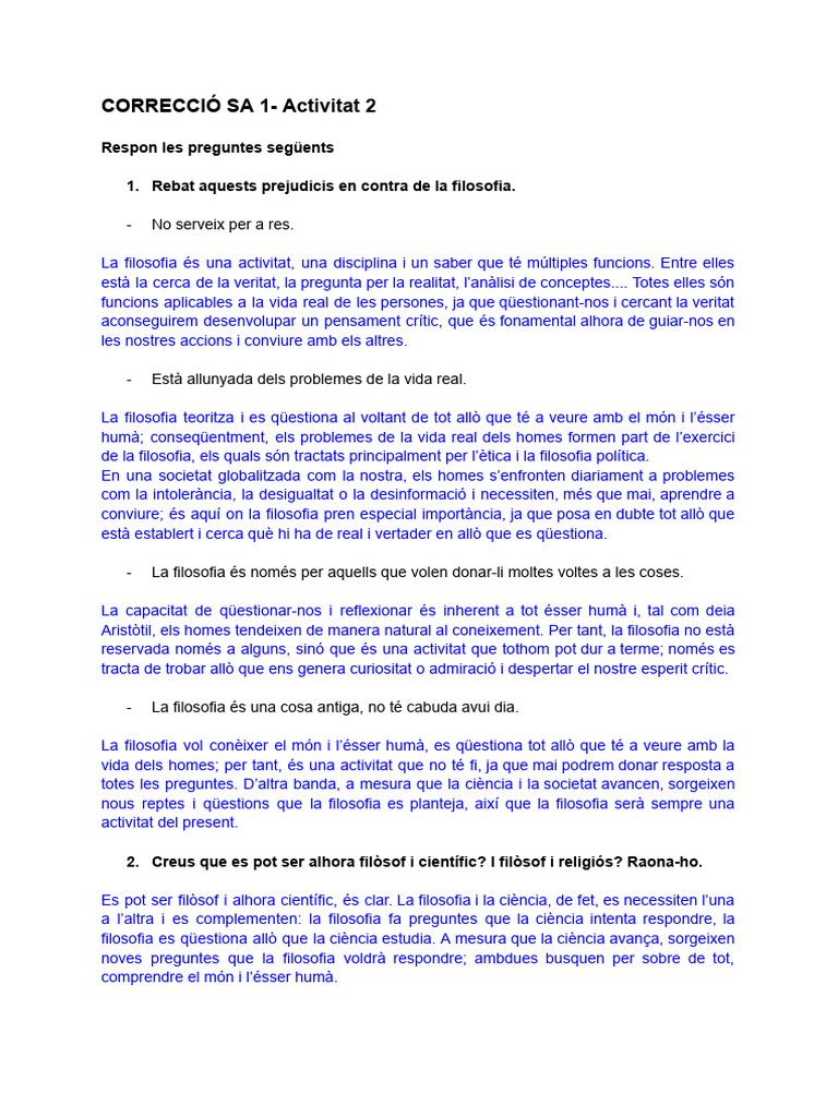 Correcció SA 1 - Activitat 2 | PDF