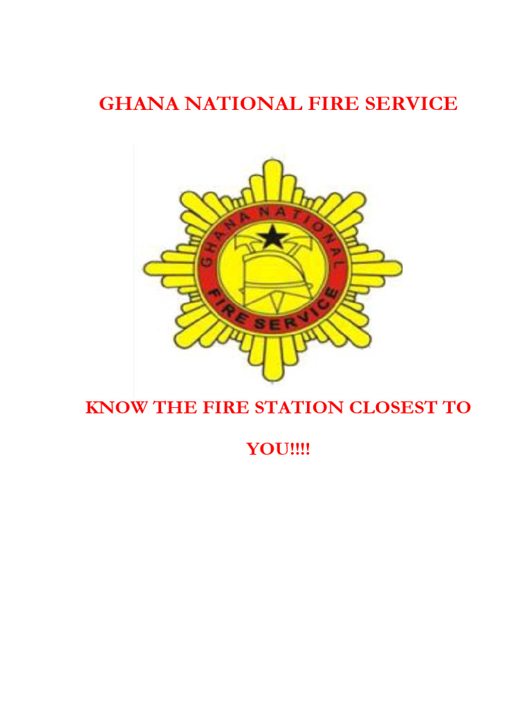 Ghana National Fire Service | PDF | Accra | Ghana