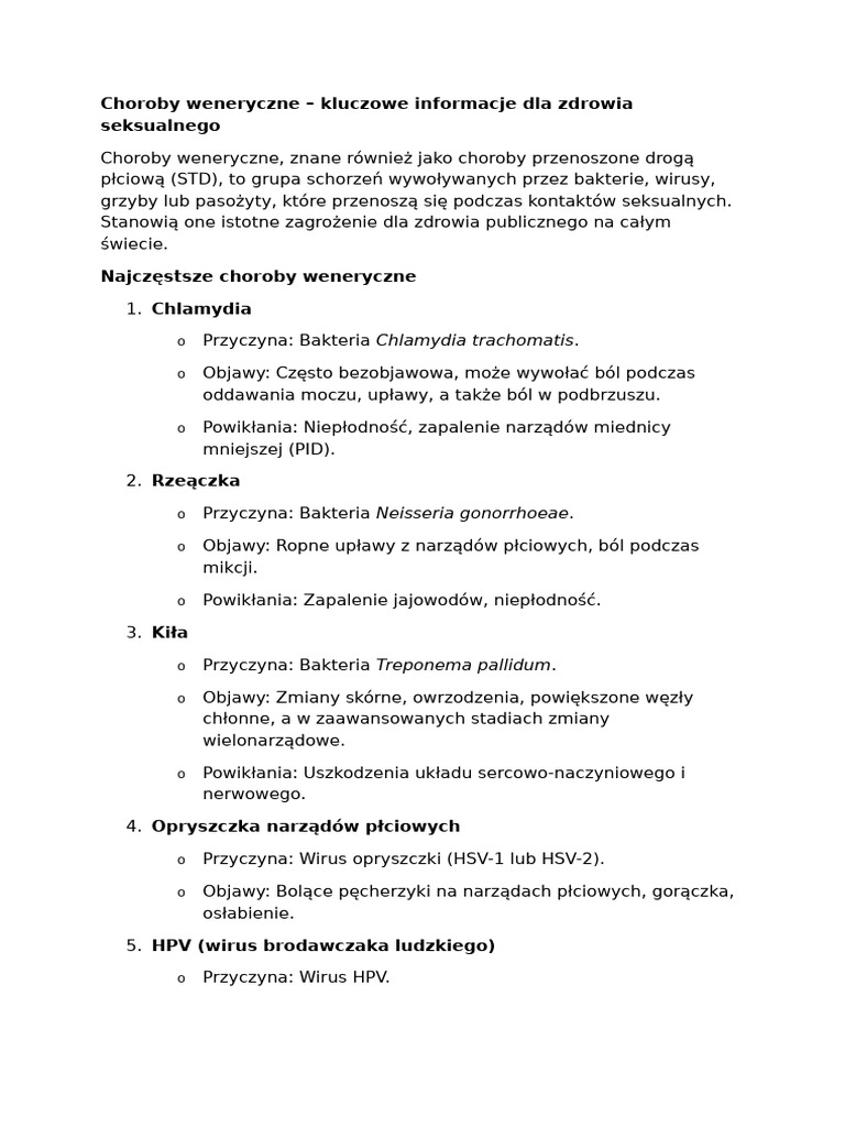 Choroby Weneryczne | PDF