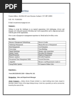 Job Description - Cluster Manager | PDF | Retail | Business