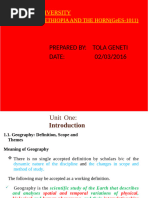 For Freshman Geography, AAU | PDF | Geography | Map