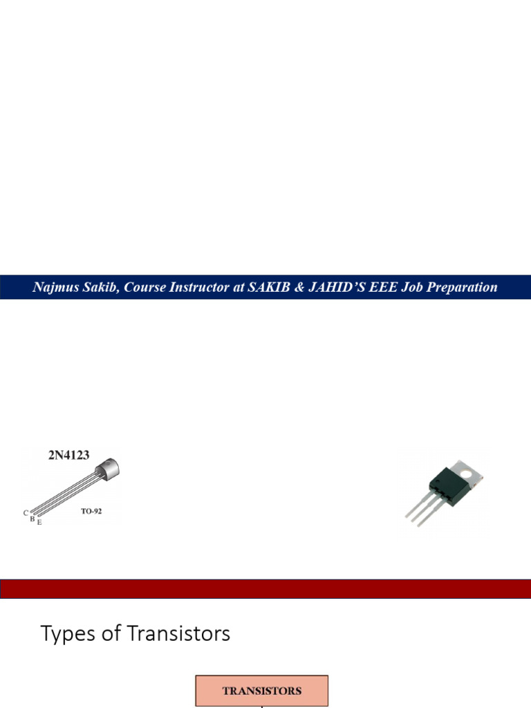 BJT Fundamentals and Applications | PDF | Bipolar Junction Transistor ...
