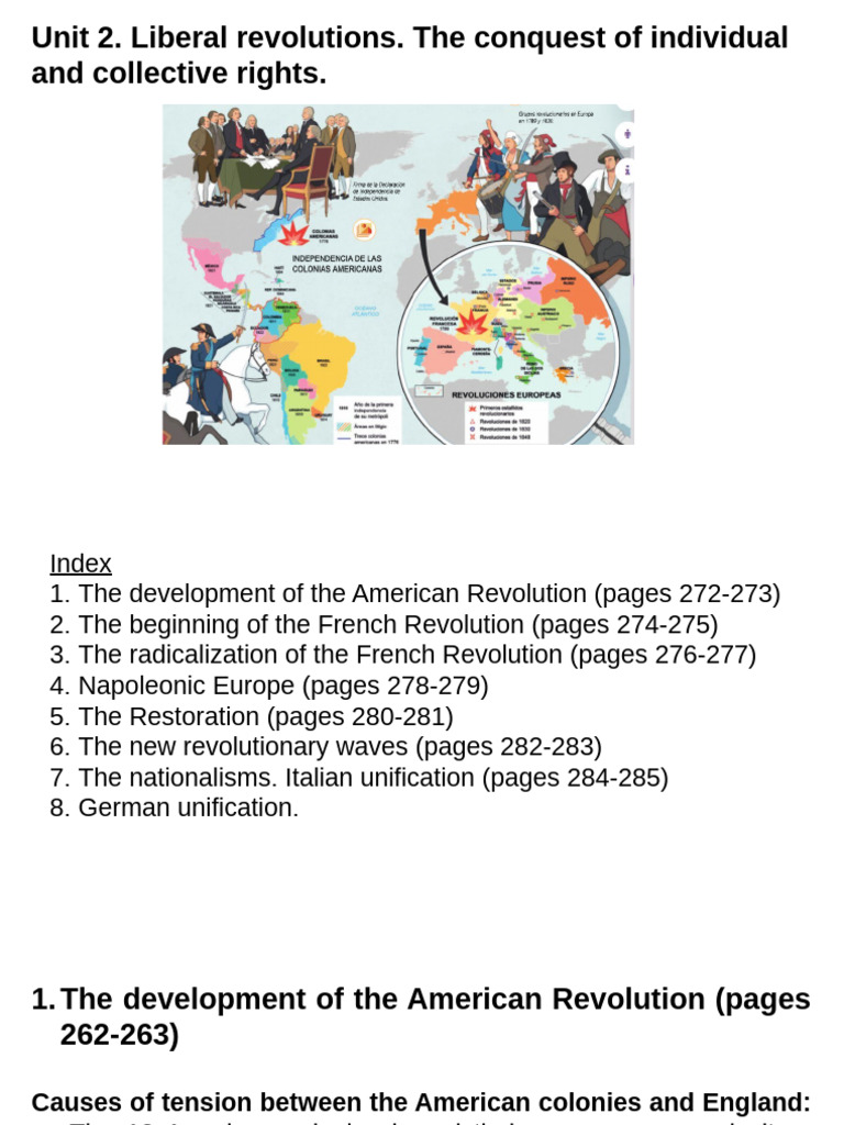 Liberal Revolutions: Rights and Unification | PDF | American Revolution ...