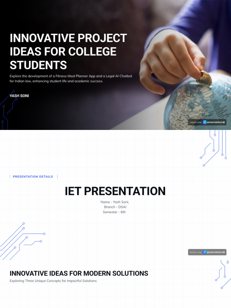 IET Presentation - 22bds065 | PDF