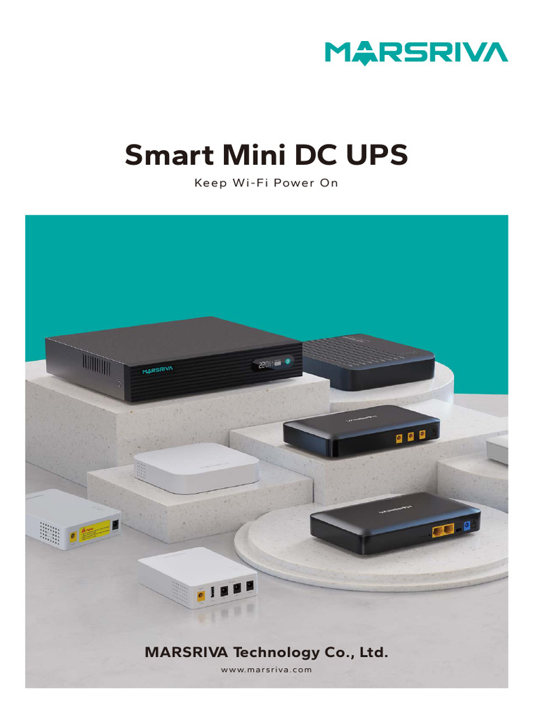 Marsriva Smart Mini DC UPS Overview | PDF | Usb | Power Supply