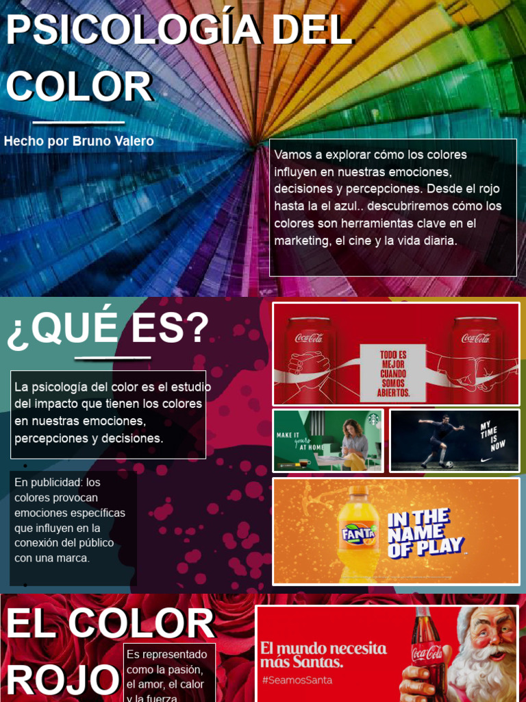 Psicología del color | PDF | Color | Rojo