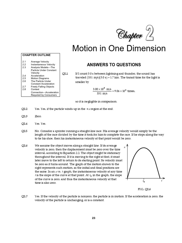 SM PDF Chapter2 | PDF | Acceleration | Velocity