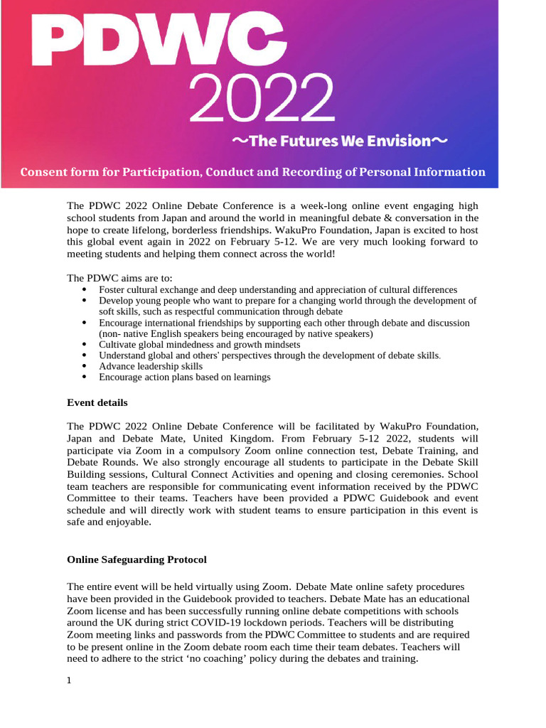 Consent Form 2022 - Final 1207 | PDF | Human Communication