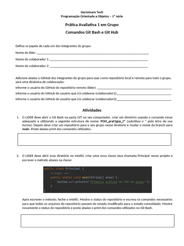 2024-03-pratica-1-de-poo-em-grupo | PDF | Programação orientada a ...