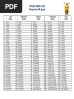 Grade 4 Spelling Bee Word List | PDF