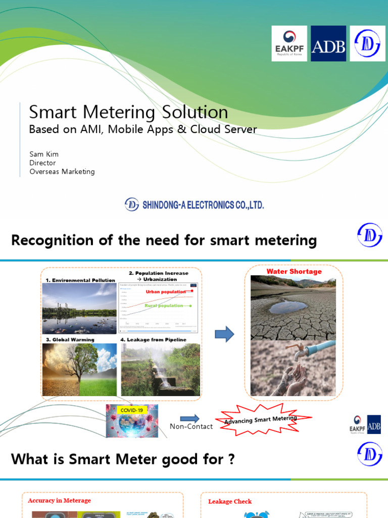 Smart Water Metering for Urban Areas | PDF | Water Supply | Computing