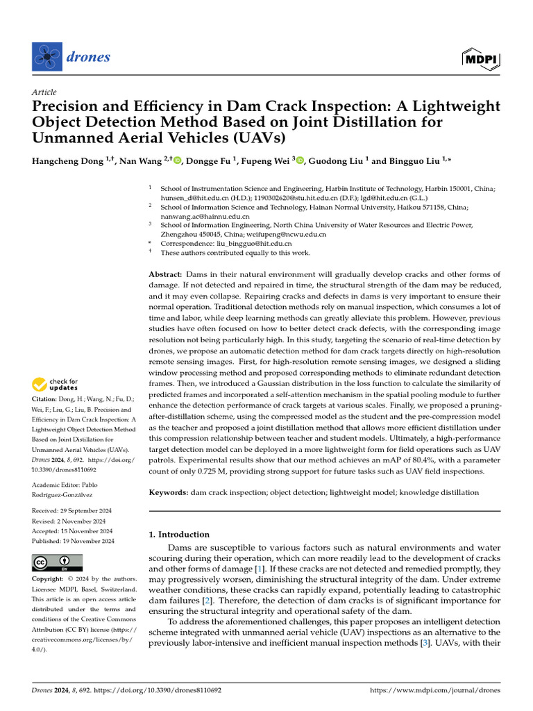 Precision and Efficiency in Dam Crack Inspection | PDF | Unmanned ...