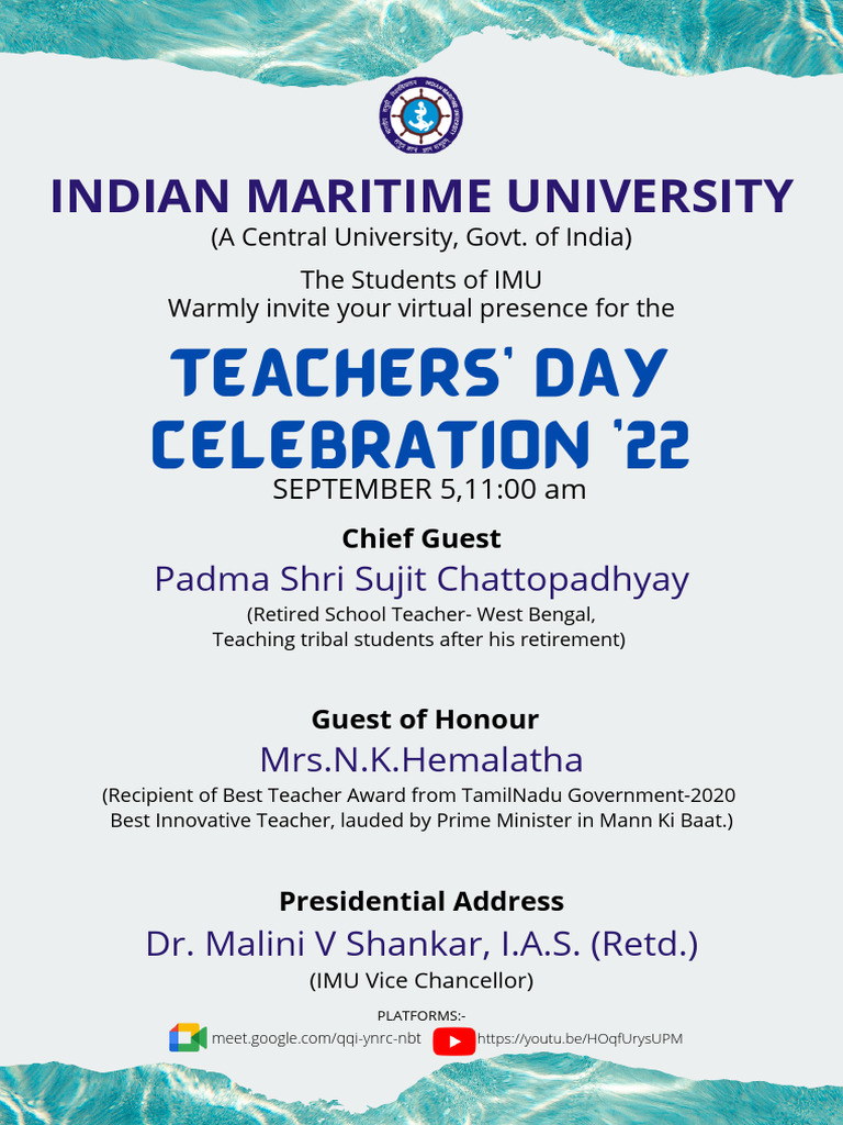 Teachers Day Celebration Poster Final | PDF