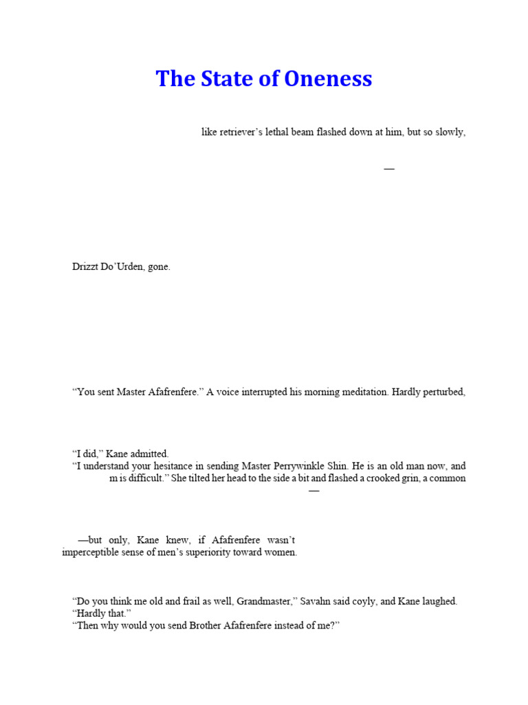 Journey to Oneness and Transcendence | PDF