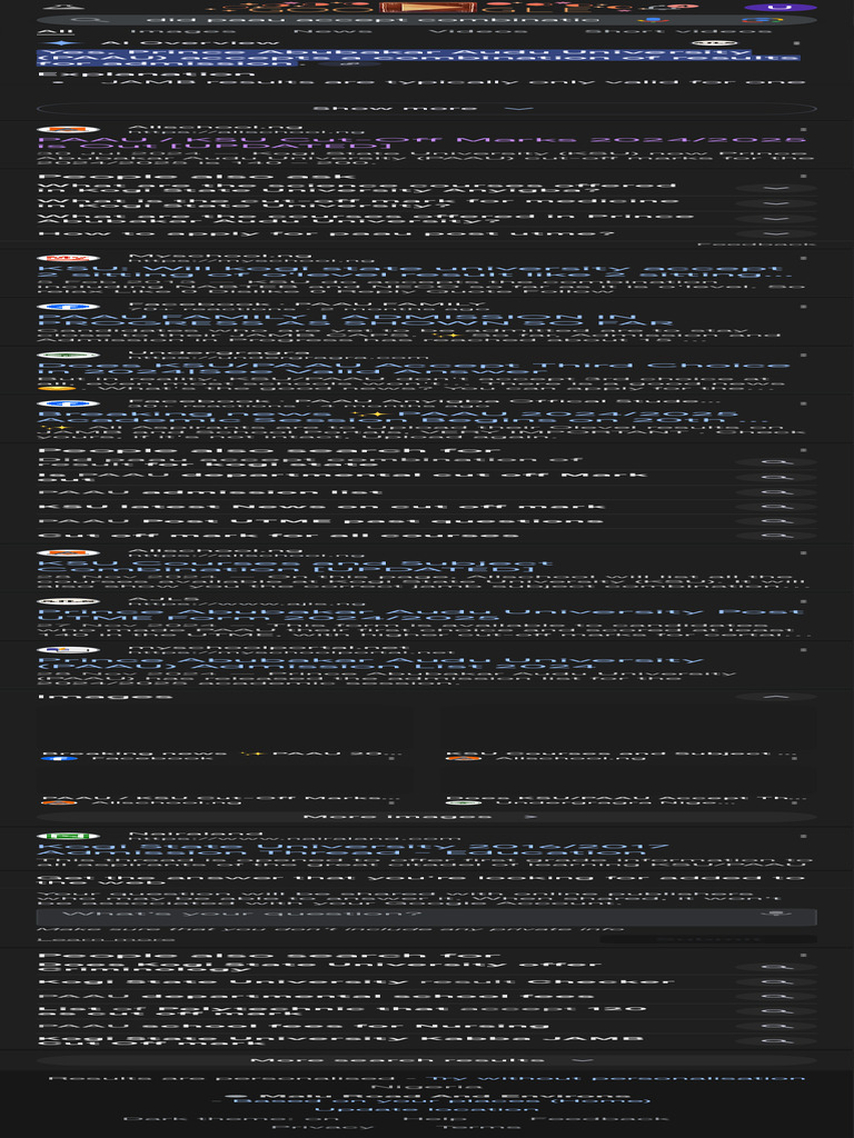 PAAU Admission Guide 2024/2025 | PDF