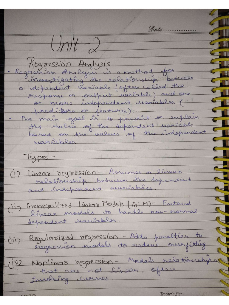 Data Science Unit-2 | PDF