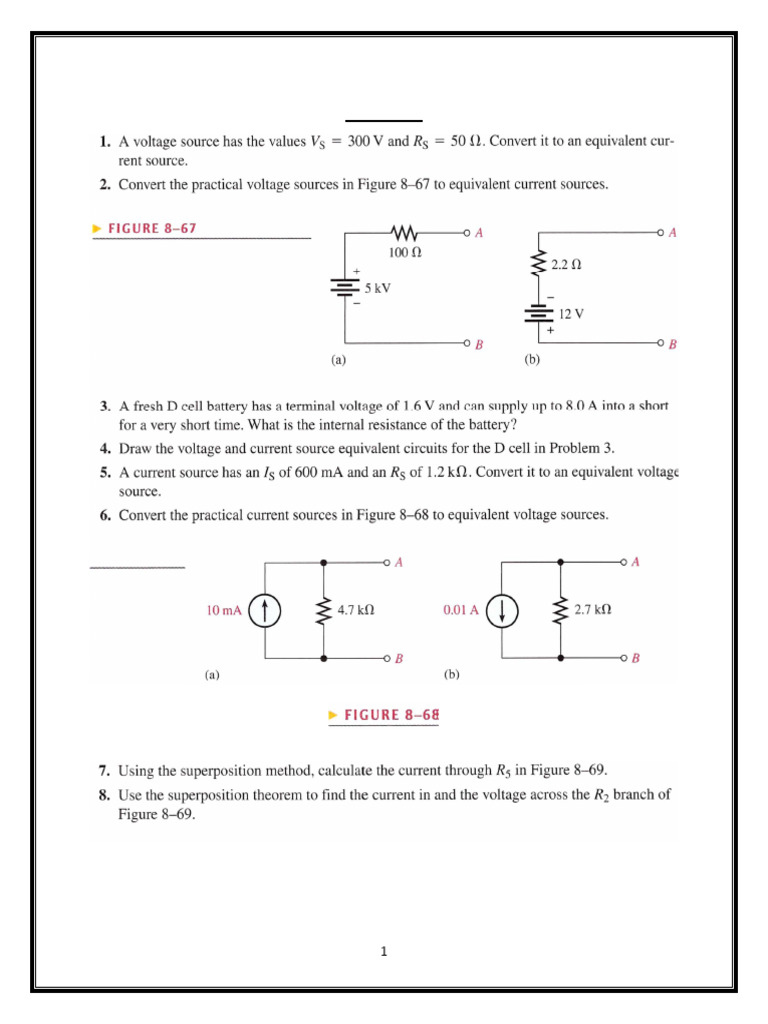 Sheet 8 | PDF