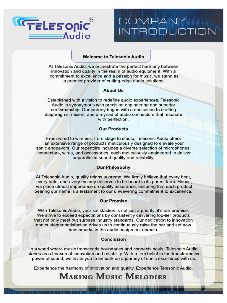 Telesonic | PDF