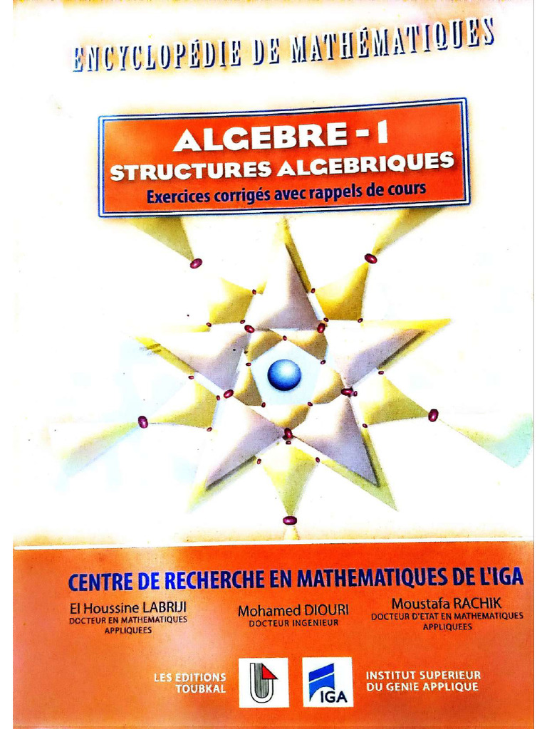 ALGEBRE (1) STRUCTURES ALGEBRIQUES - Compressed | PDF