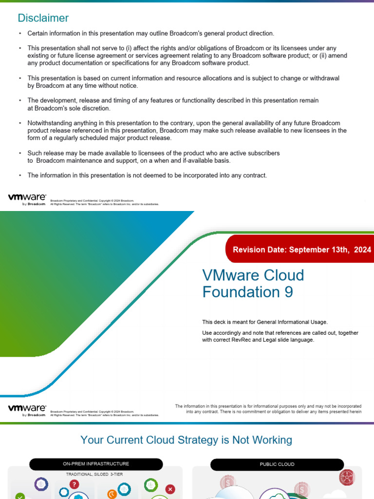 VMware Cloud Foundation 9 Overview | PDF | Cloud Computing | Computing