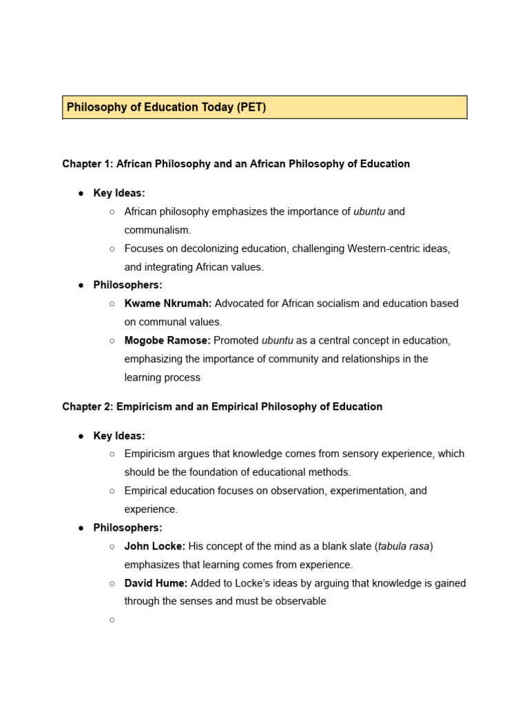 Philosophy and Sociology Summary of Chapters | PDF | Sociology ...