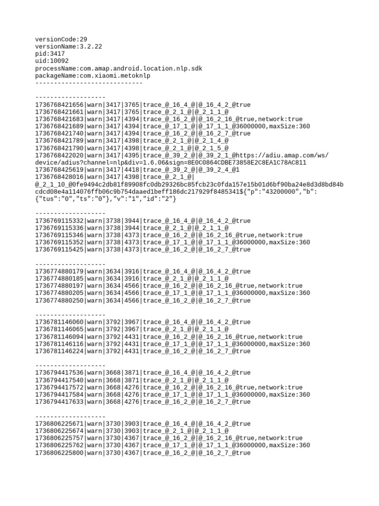 NLP Log 20250113-124021-624 | PDF