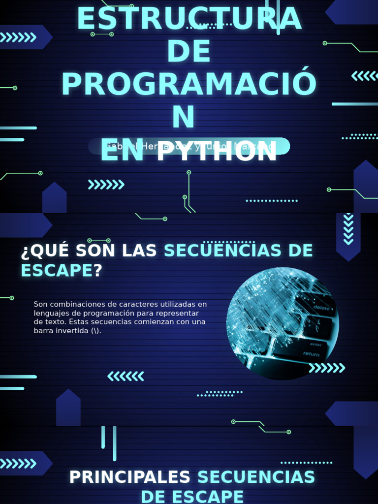 ESTRUCTURA DEPROGRAMACIÓN EN PYTHON | PDF | Tecnologías de la ...