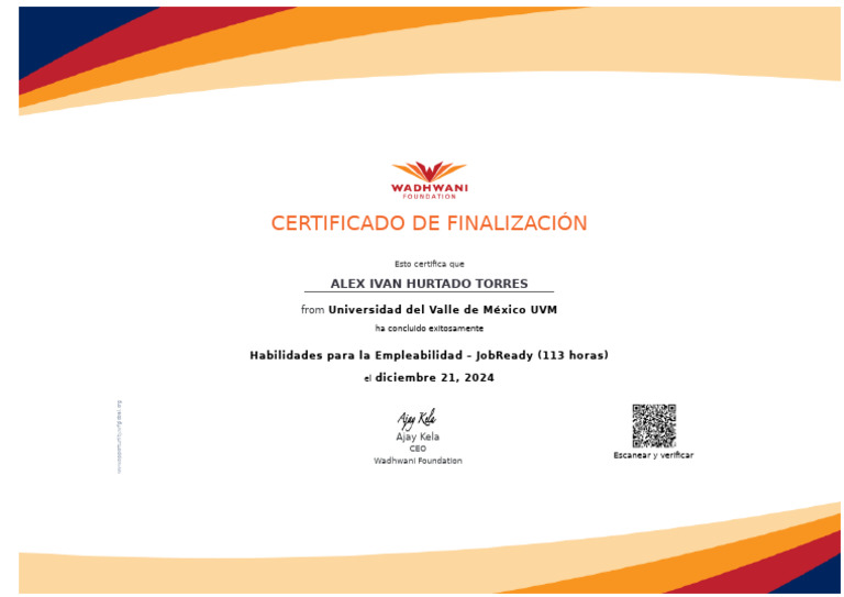 Certificado Habilidades Empleabilidad UVM | PDF